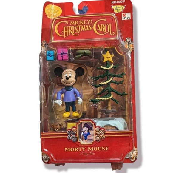 Disney | Toys | Disney Mickeys Christmas Carol Morty Mouse As Tiny Tim ...